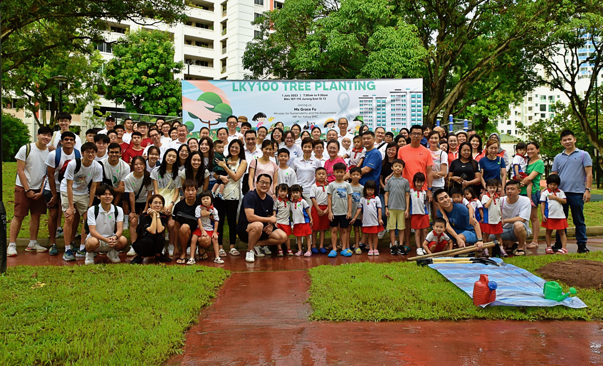 LKY100 tree-planting initiatives all around Jurong-Clementi - Our ...